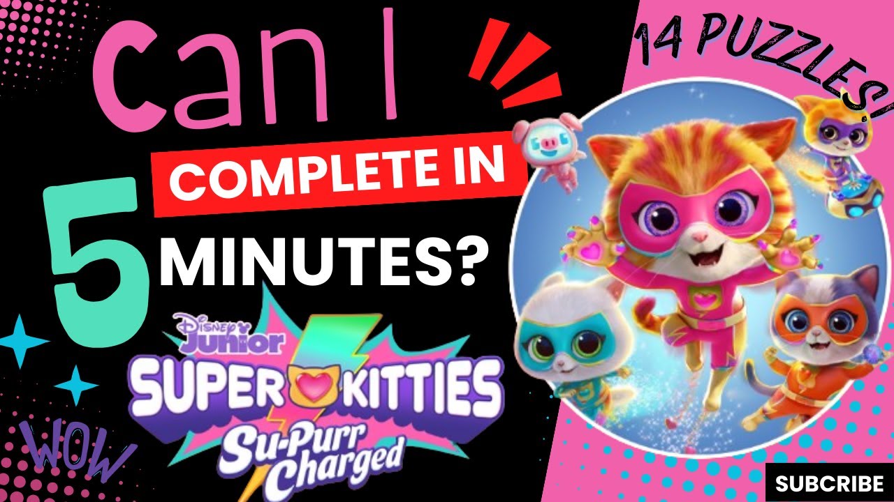 Speed Challenge: Can I complete ALL 'Easy' Super Kitties Jigsaw Puzzles ...