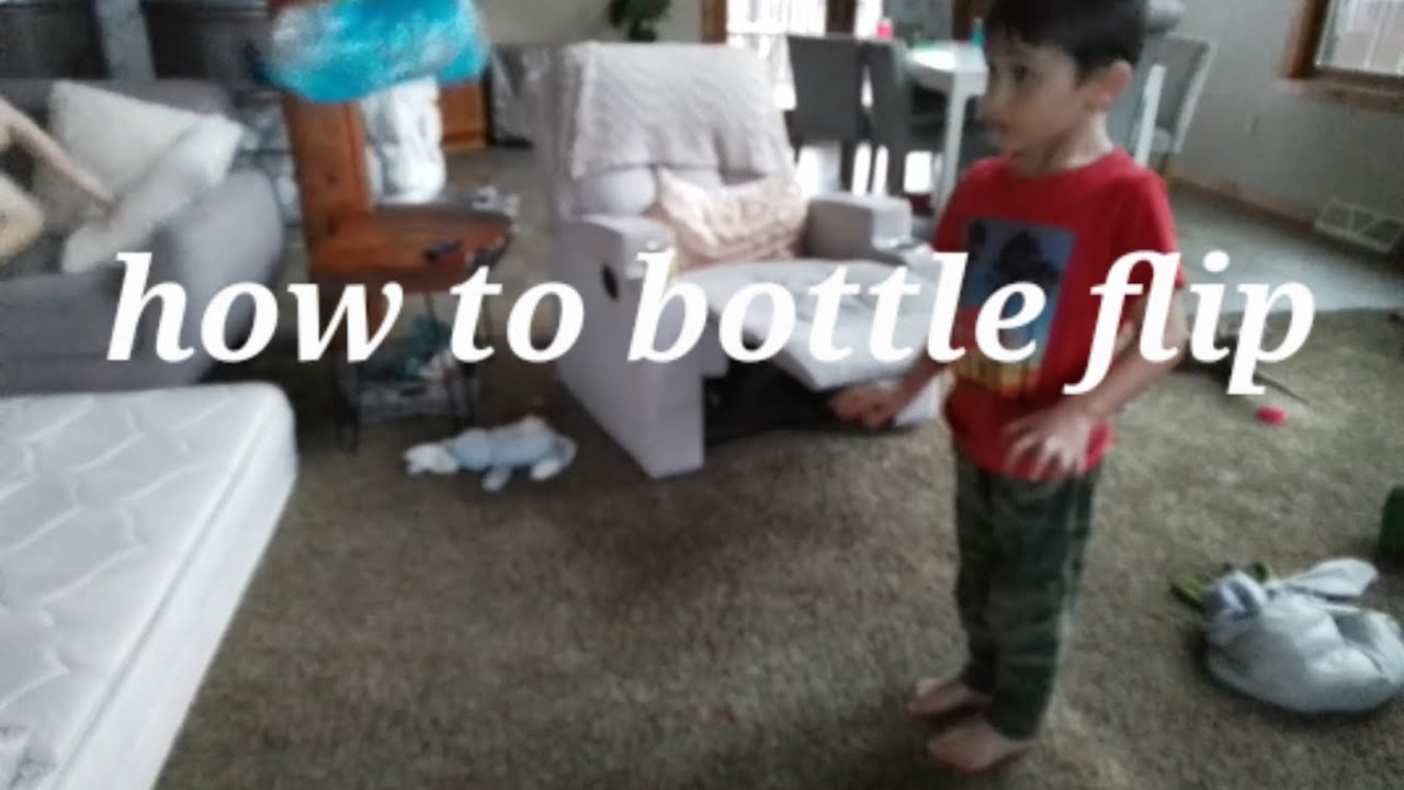 tutorial on how to bottle flip - YouTube