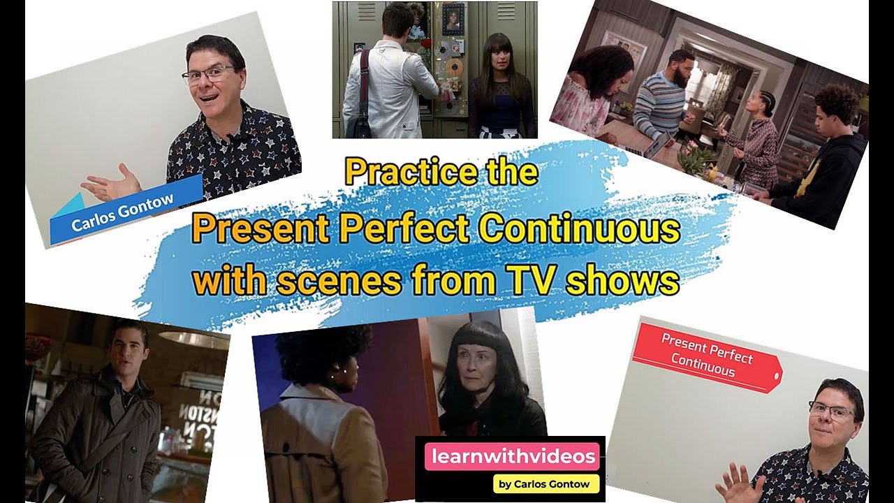Practice the Present Perfect Continuous with scenes from TV shows - YouTube
