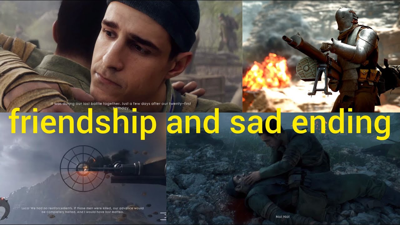 battlefield 1 gameplay part 4 : sad ending - YouTube