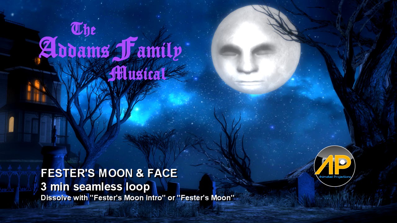 FESTER'S MOON & FACE 3min seamless loop - YouTube