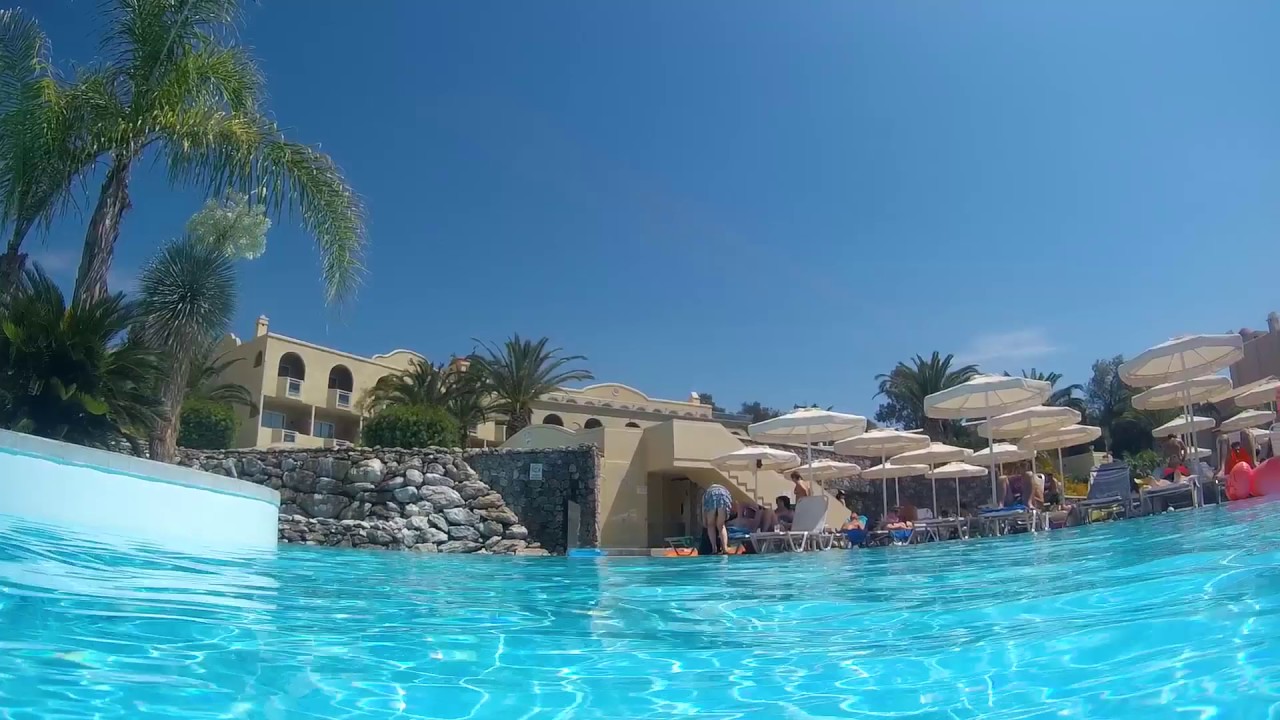 Mare e piscine al nostro Eden Village a Lindos - Rodi - YouTube
