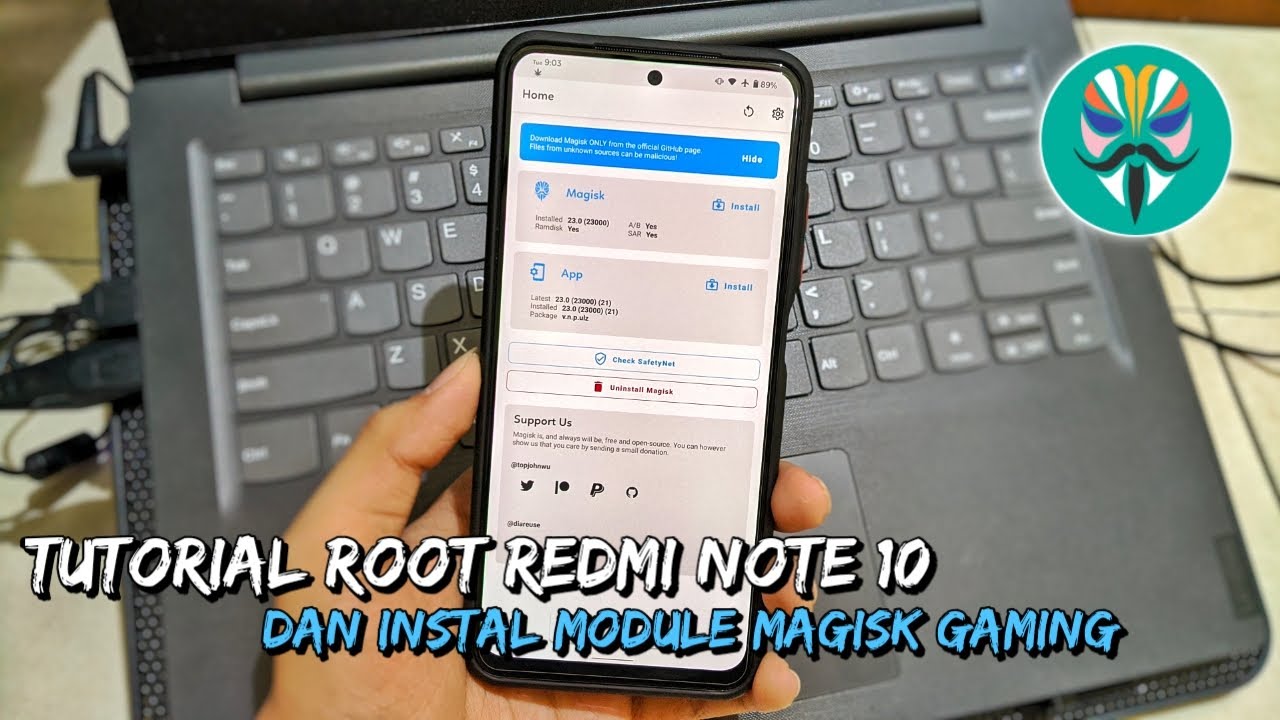 Cara Root Redmi Note 10 dan Instal Module Magisk Gaming - Tutorial ...