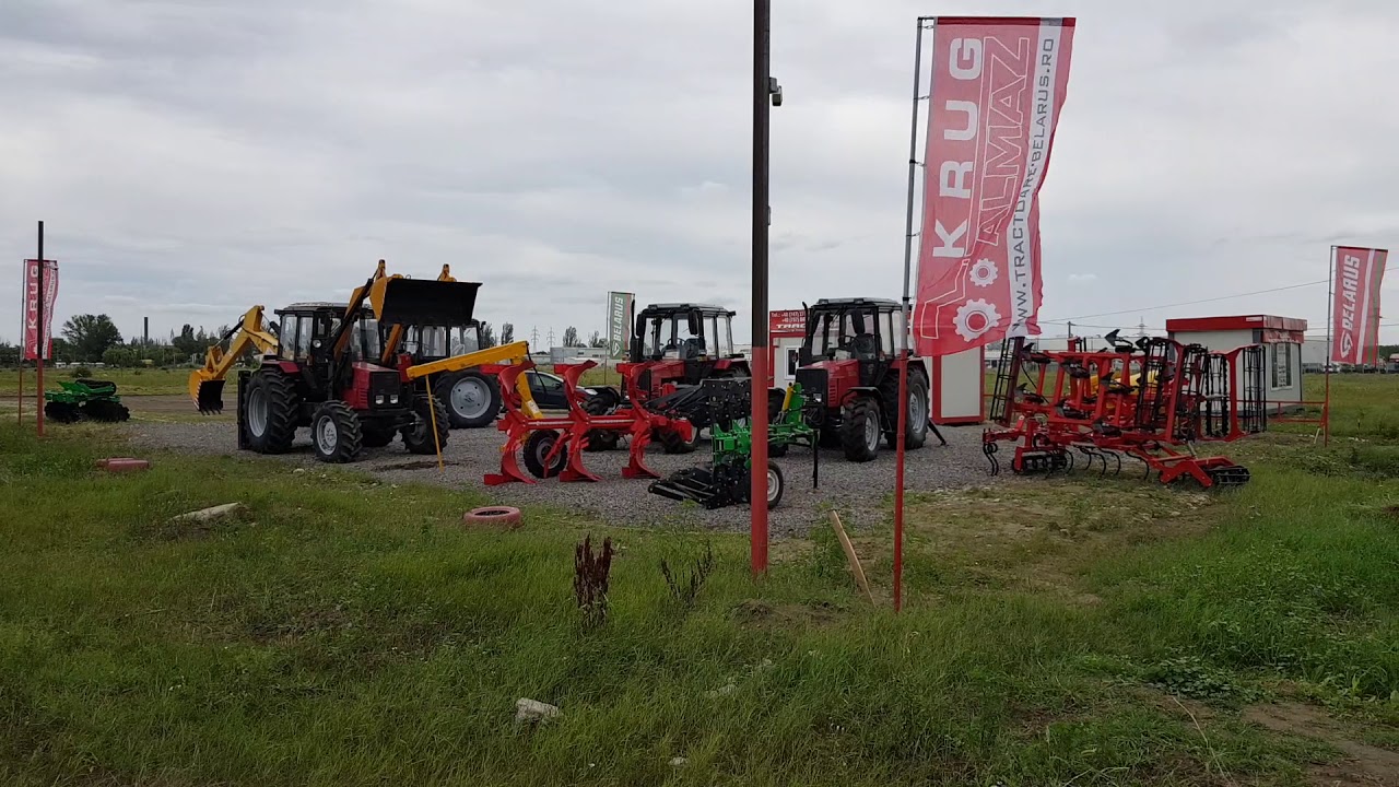 Parc Braila - Tractoare Belarus si utilaje agricole - YouTube