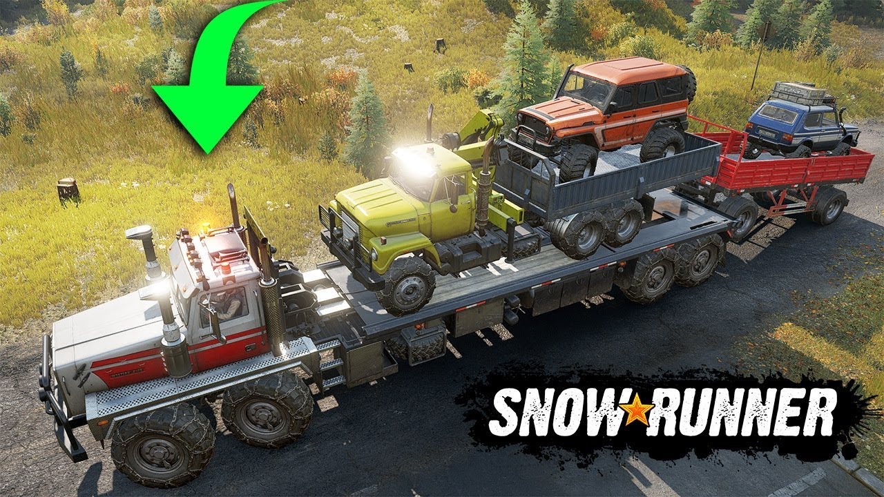 SnowRunner - Heavy Overloaded On Long Truck - Western Star 6900 ...