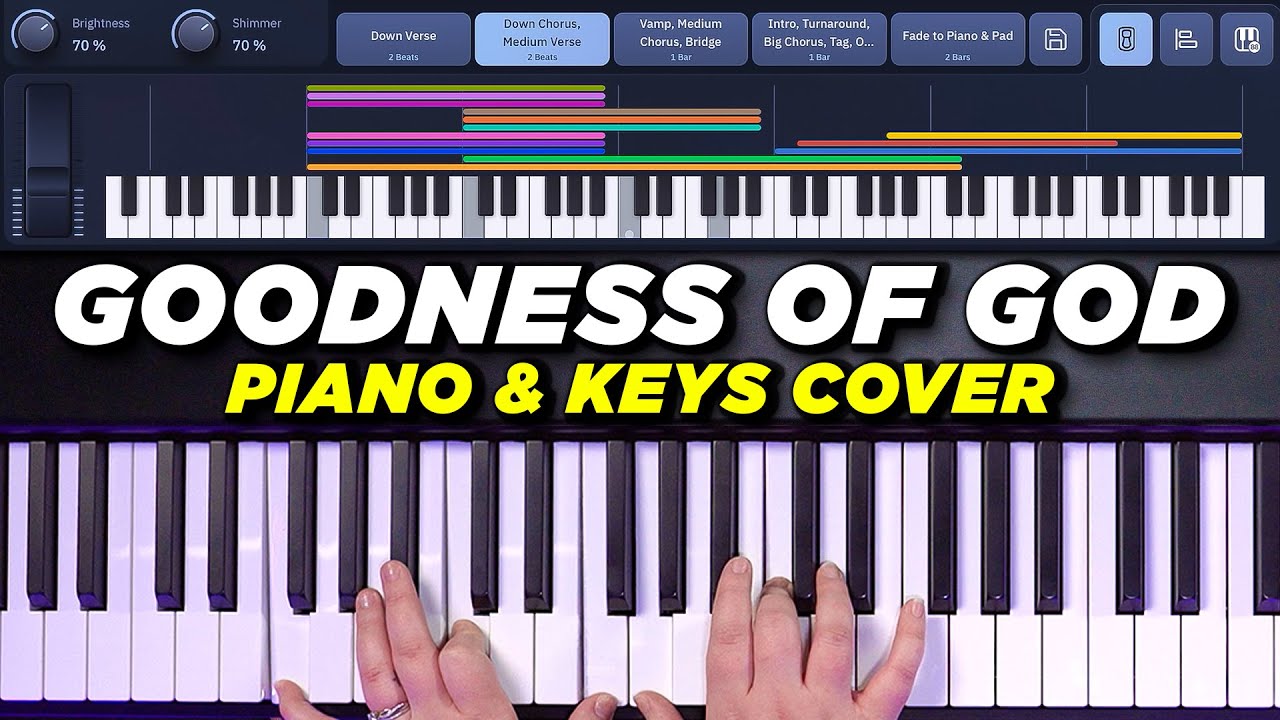 Goodness of God Piano & Keys Playthrough - CeCe Winans - Song Specific ...