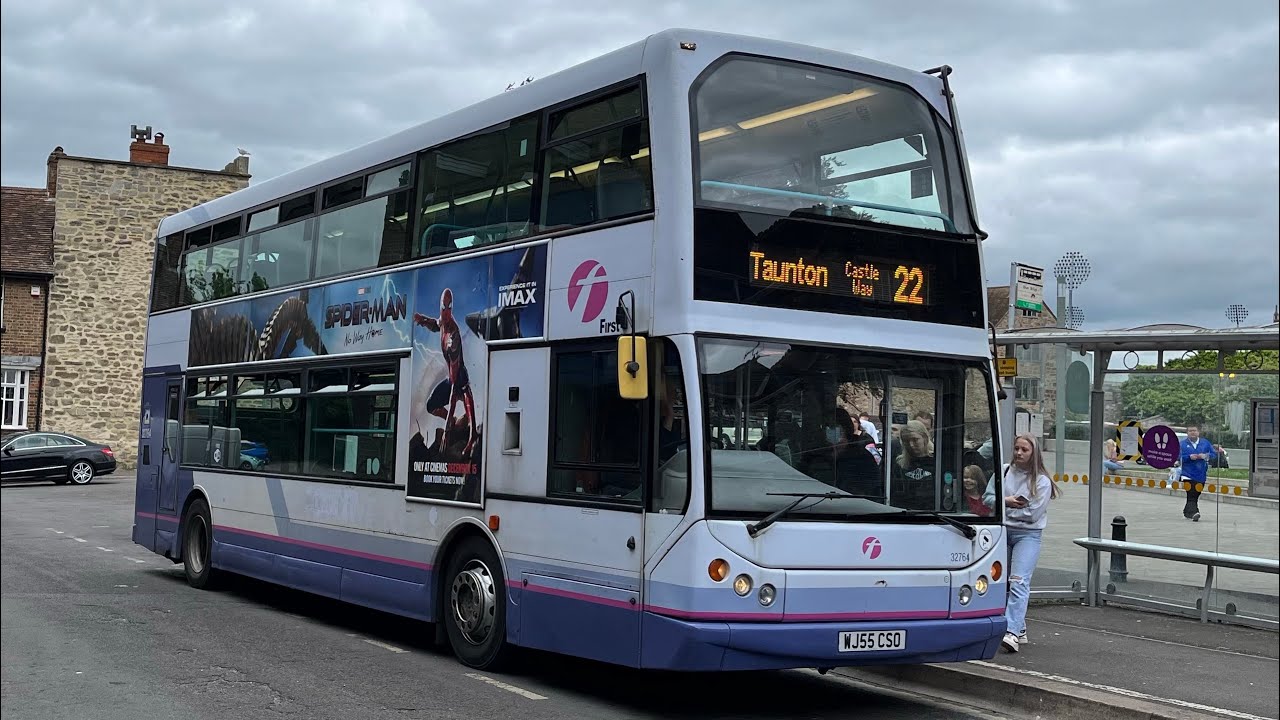 First Buses of Somerset 32764 WJ55 CSO ADL Trident ELC Myllennium ...
