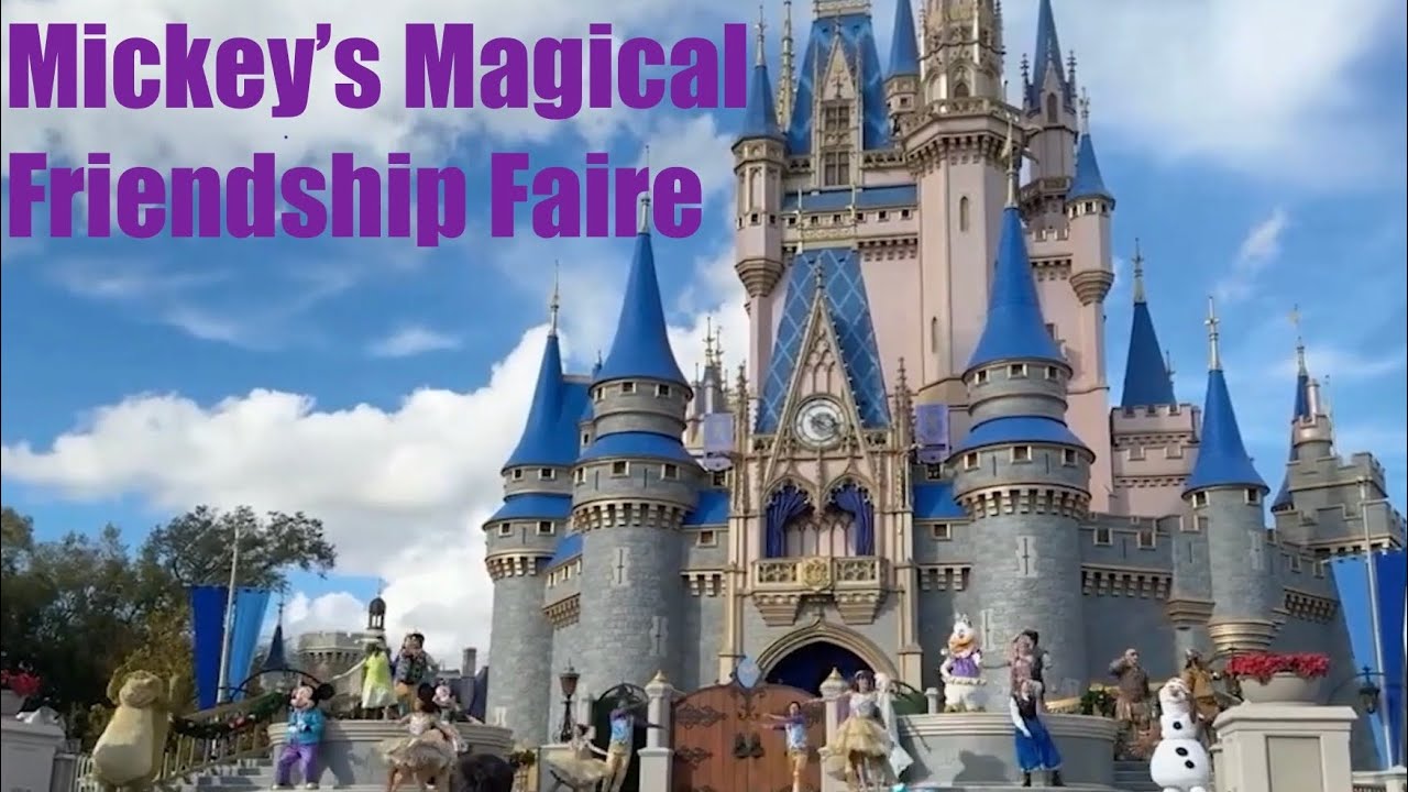 Disney's Magical Friendship Faire Magic Kingdom Castle Show Walt Disney ...
