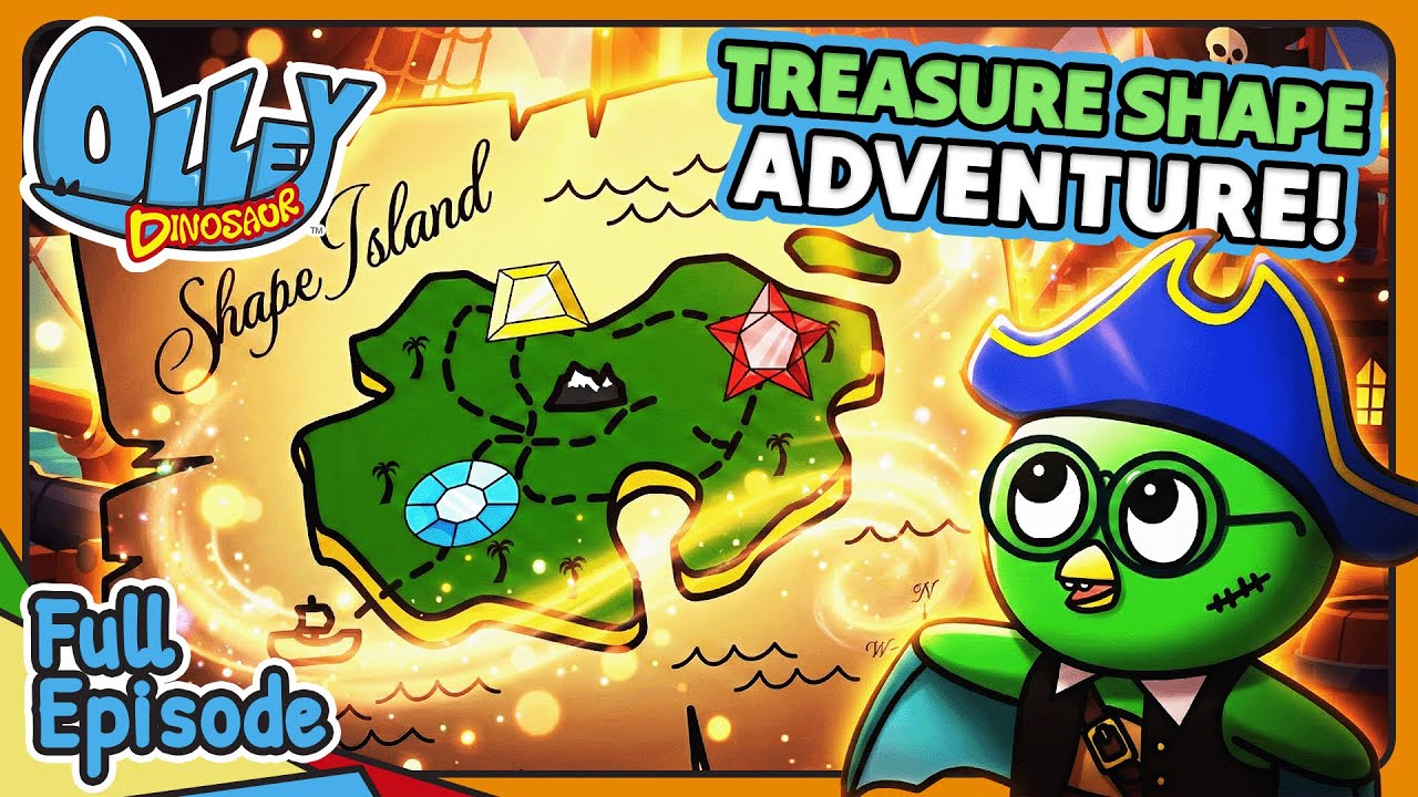 ADVANCED SHAPES - Treasure Hunt! | Olley Dinosaur | Learn Sing Explore ...