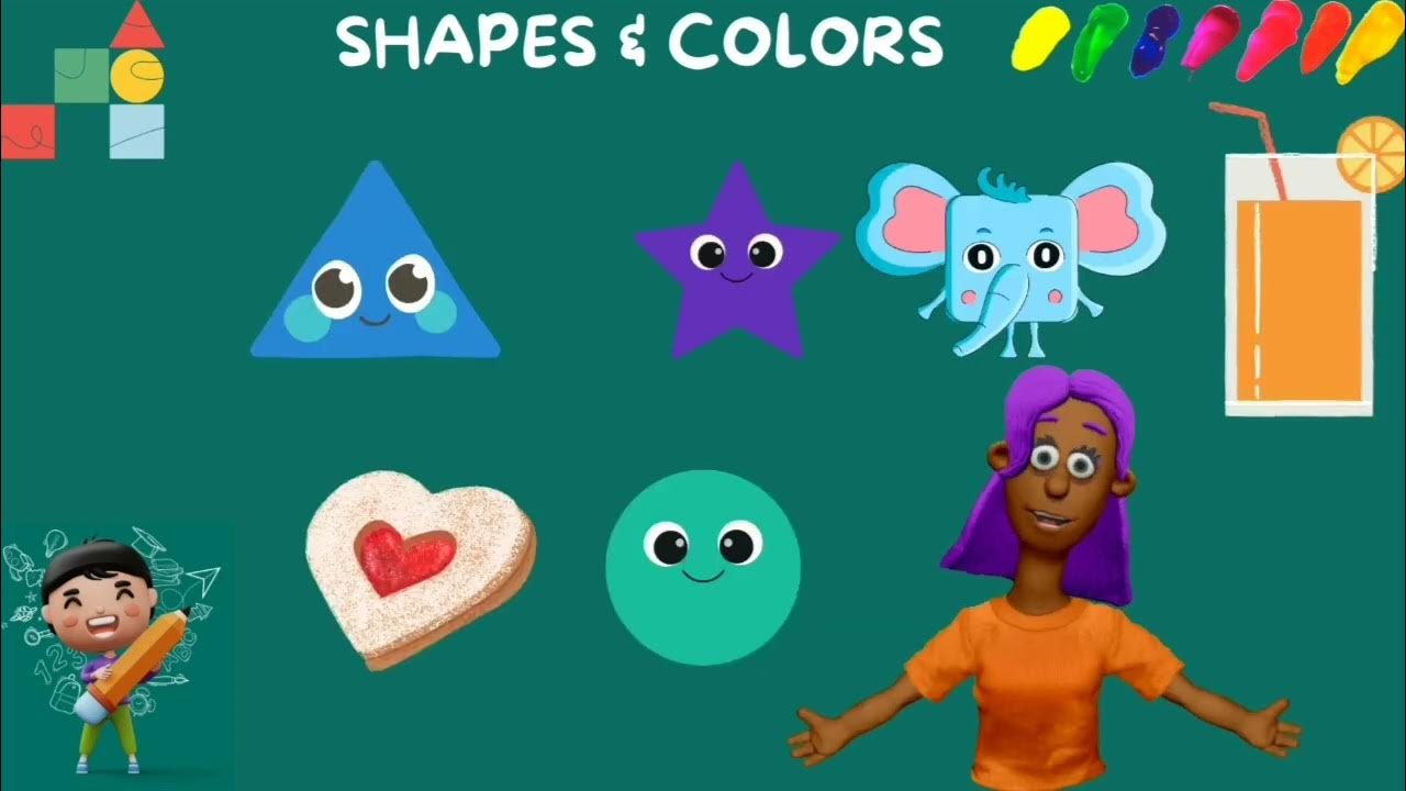 The Shapes Song | Learn shapes circle, Square , triangle | Shape Song ...