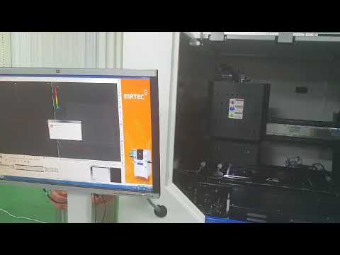 Warmup & Origin test of Mirtec MV-9 Inline 3D AOI - YouTube