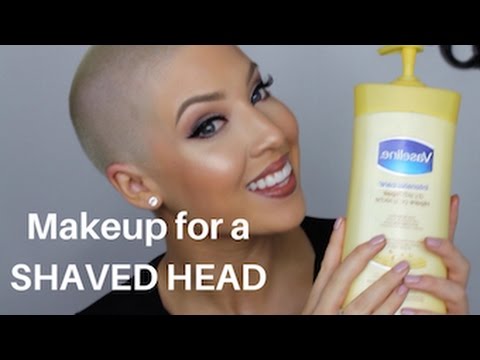 SHAVED HEAD MAKEUP TIPS AND TRICKS//Gabrielle olivia - YouTube