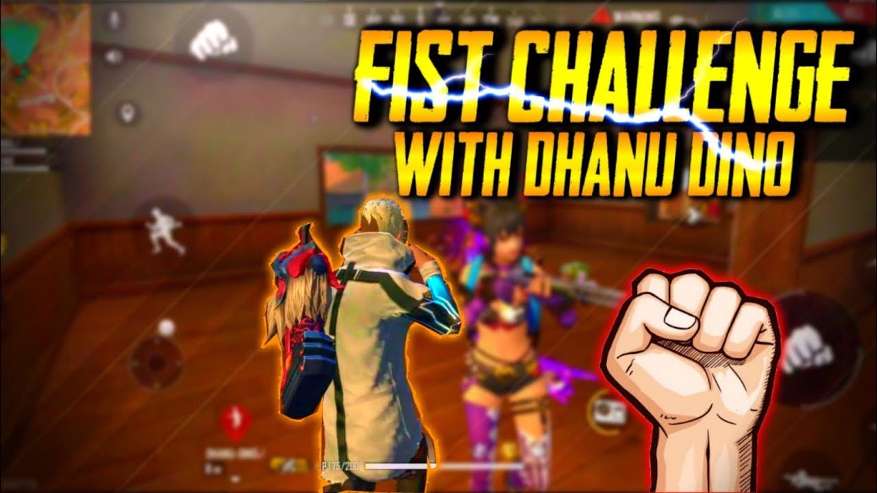 FIST CHALLENGE WITH DHANU DINO || TELUGU GAMING FF || AV DINO ...