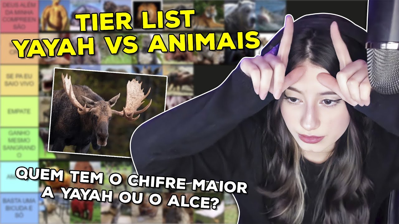 YAYAH FAZ TIER LIST DE ANIMAIS QUE VENCERIA NA TROCAÇÃO SINCERA | Yayah ...