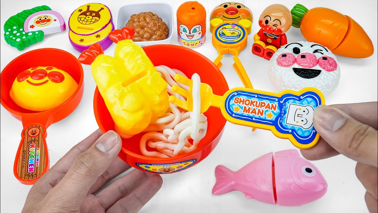 157 Minutes Satisfying Unboxing Anpanman Japanese Kitchen Playset ASMR ...