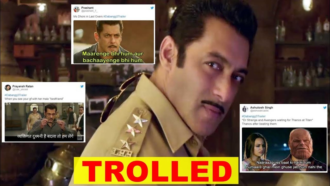 ‘Dabangg 3’ trailer: Salman Khan's dialogues trigger hilarious meme ...