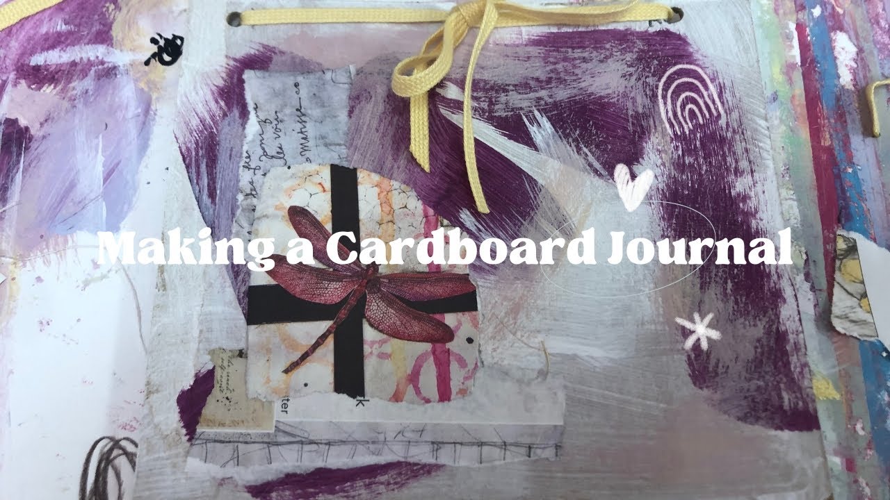 Let's Make a Cardboard Journal - YouTube