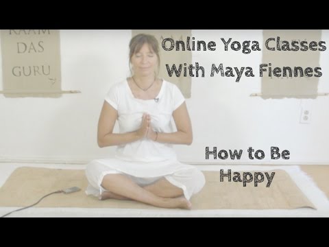 Maya Fiennes Kundalini Yoga - How to Be Happy Online Class Teaser - YouTube