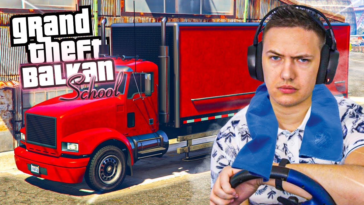 POSTAJEM KAMIONDZIJA U GTA ROLEPLAY! Balkan School - YouTube