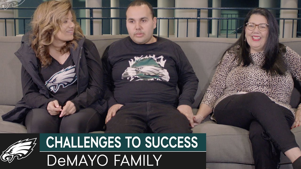 Challenges to Success: The DeMayo Family | Philadelphia Eagles - YouTube