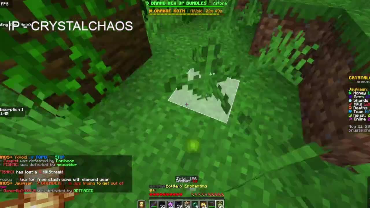 Minecraft CrystalChaos - Farex_X Stash complete - YouTube