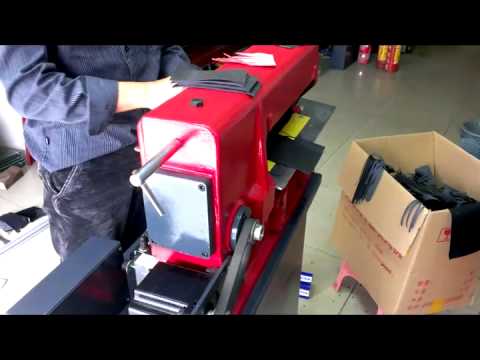 fringe cutting machine - YouTube