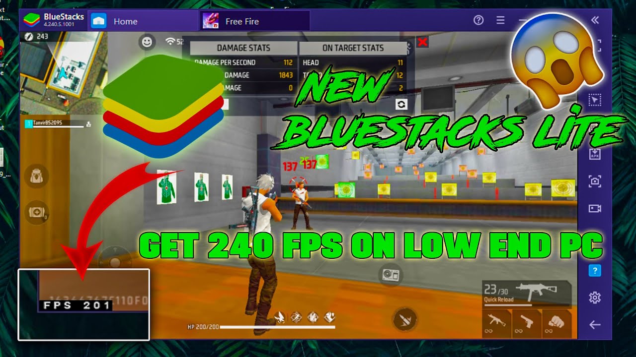 (New) Bluestacks Lite Best Version For Free Fire OB35 Low End PC ...