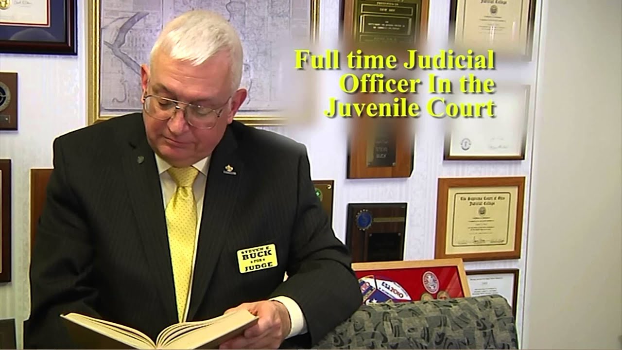 Steve Buck for Judge Commercial - YouTube