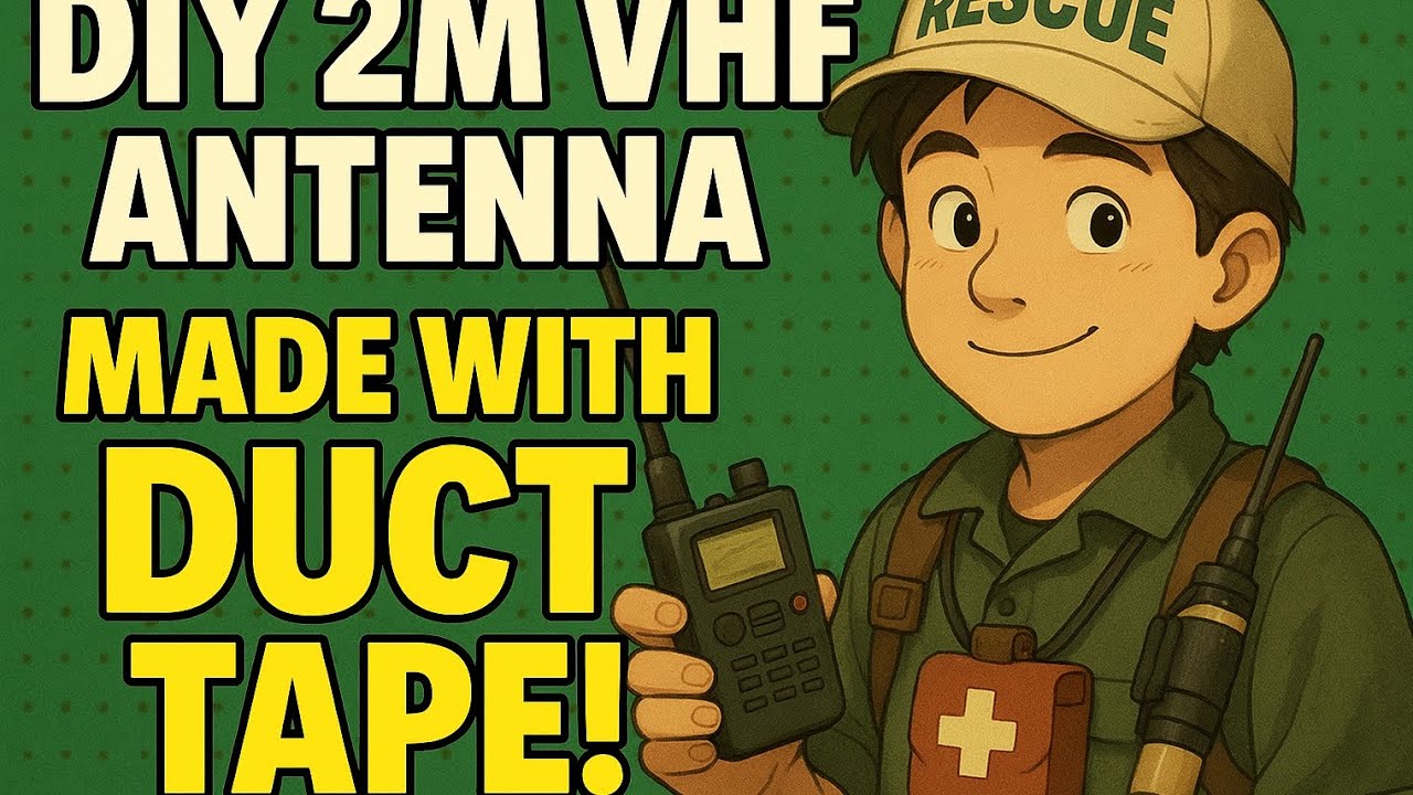 VHF Duct Tape Antenna Performance Test - YouTube