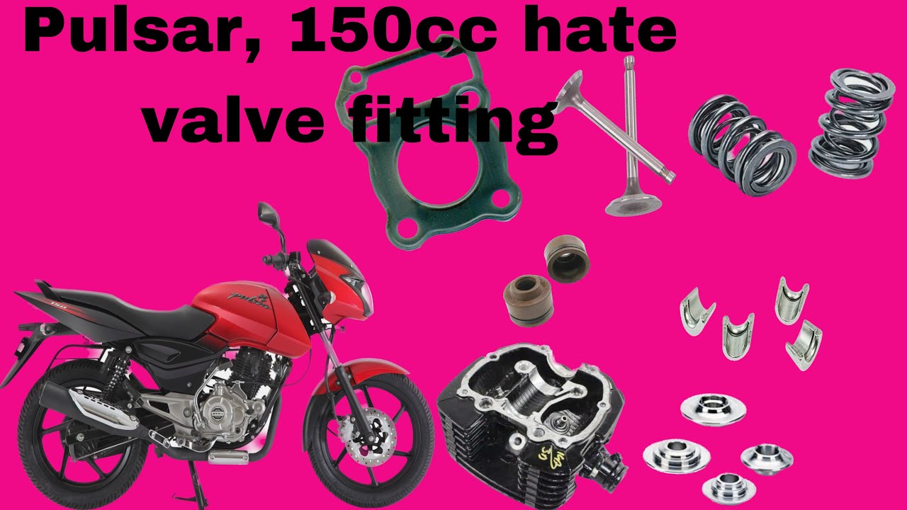 Pulsar 150cc bike hate valve fitting - YouTube