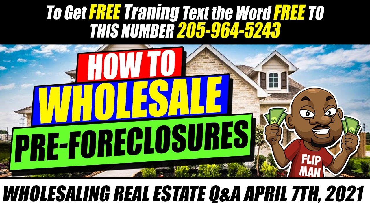 MUKBANG - How to Wholesale Pre-Foreclosures - YouTube