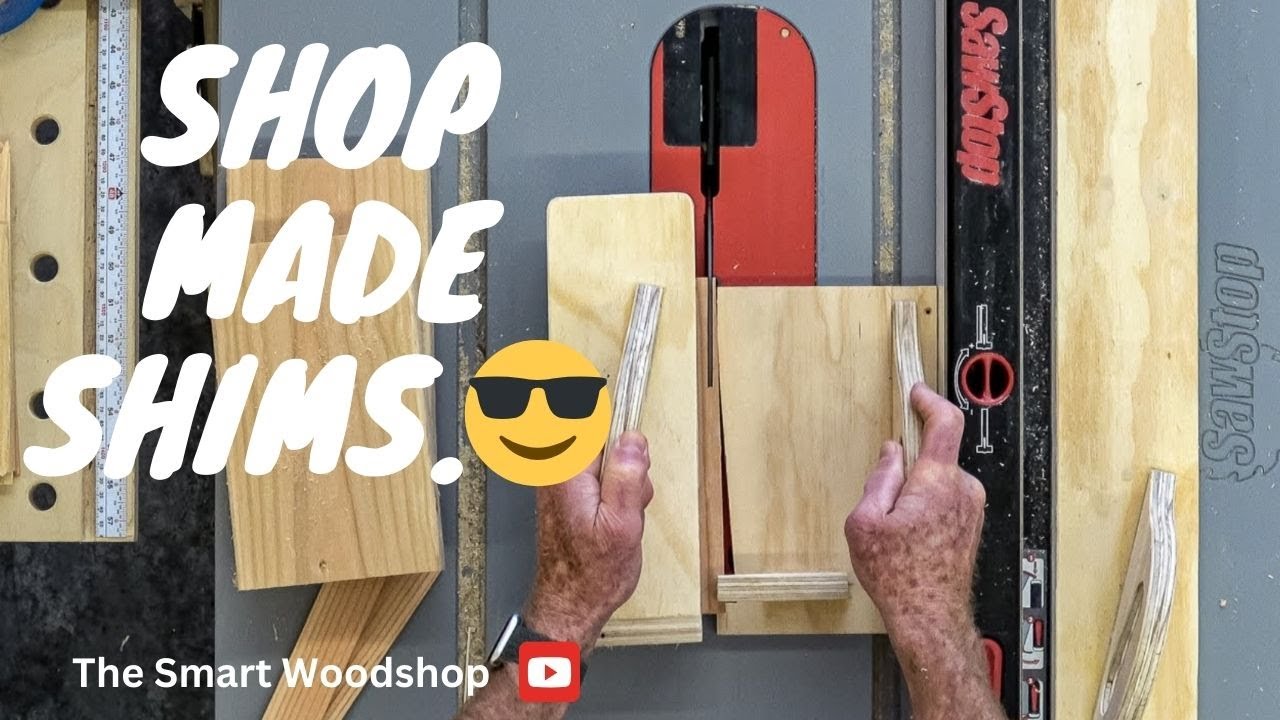 Shop made shims.😎🤙 - YouTube