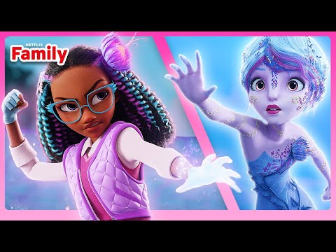Layla VS Tabaditha Frozen Face-Off! | Unicorn Academy | Netflix Family