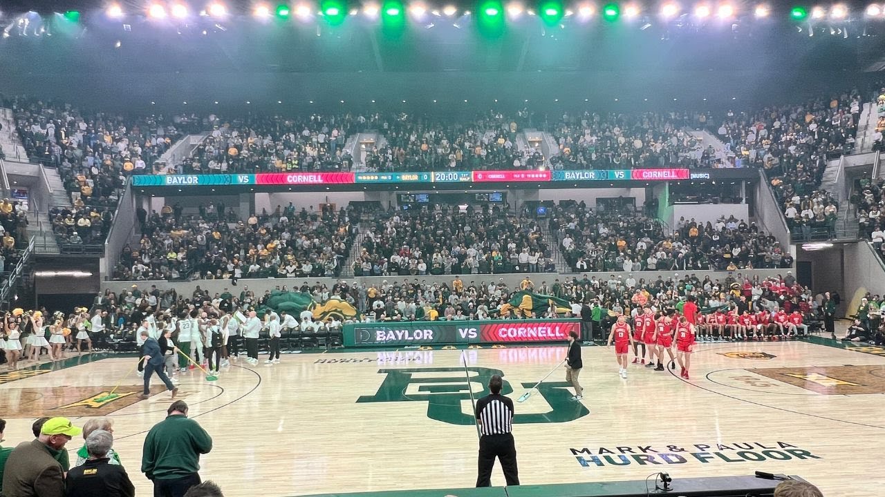 First Baylor Bears Basketball Game At Foster Pavilion - YouTube