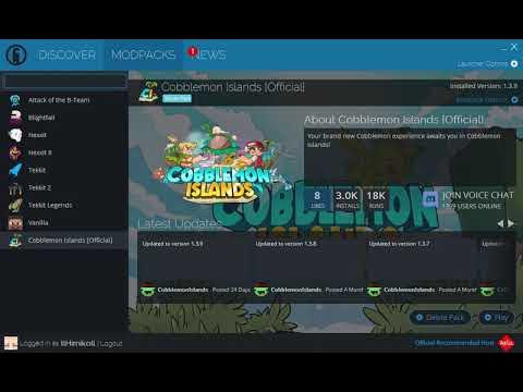 Cobblemon Islands Technic Installation Guide - YouTube