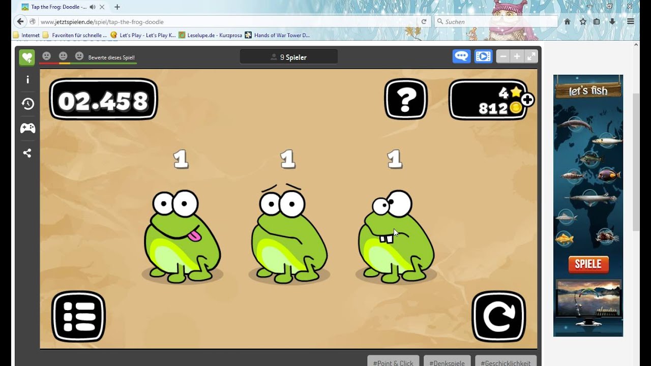 1. Angespielt Tap the Frog Doodle - YouTube