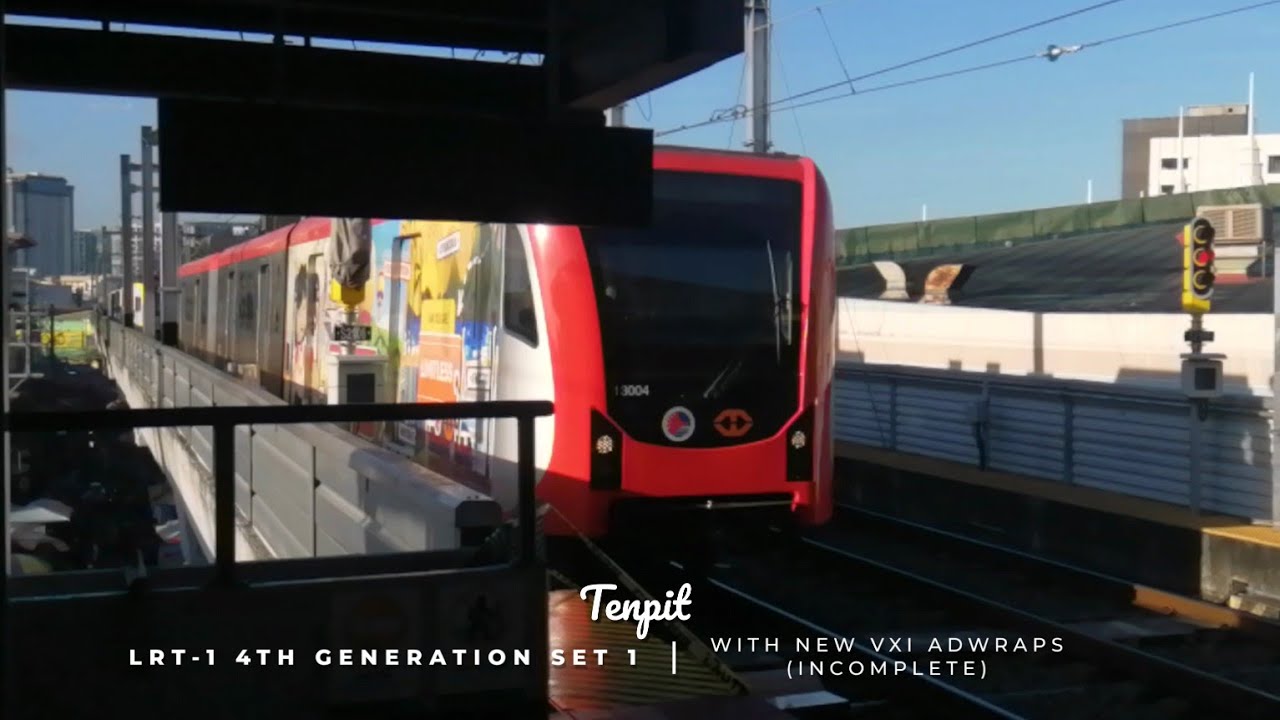 LRT-1 4th gen train with its very first adwrap - VXI - YouTube