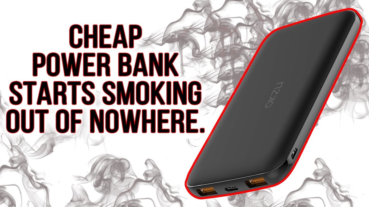 Power Bank Started Smoking. - YouTube