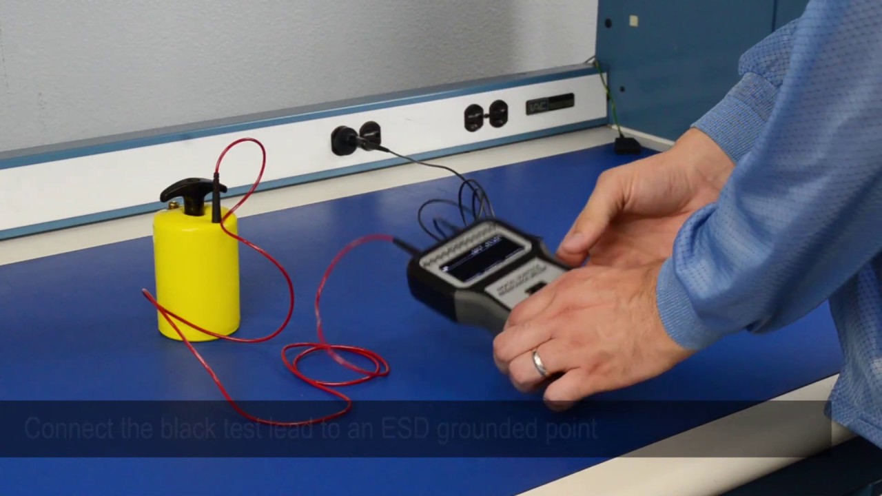 Desco Digital Surface Resistance Meter - Operations - YouTube