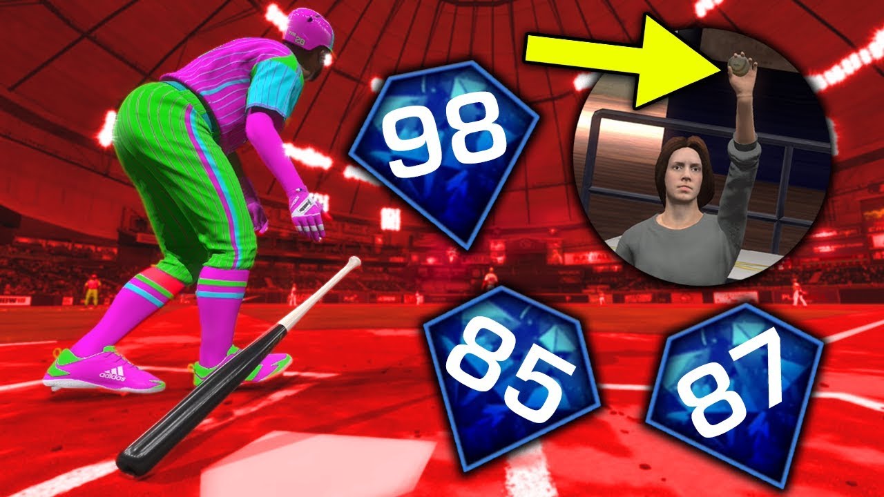 THREE DIAMOND DRAFT! 98 OVERALL! MLB The Show 18 Battle Royale Draft ...