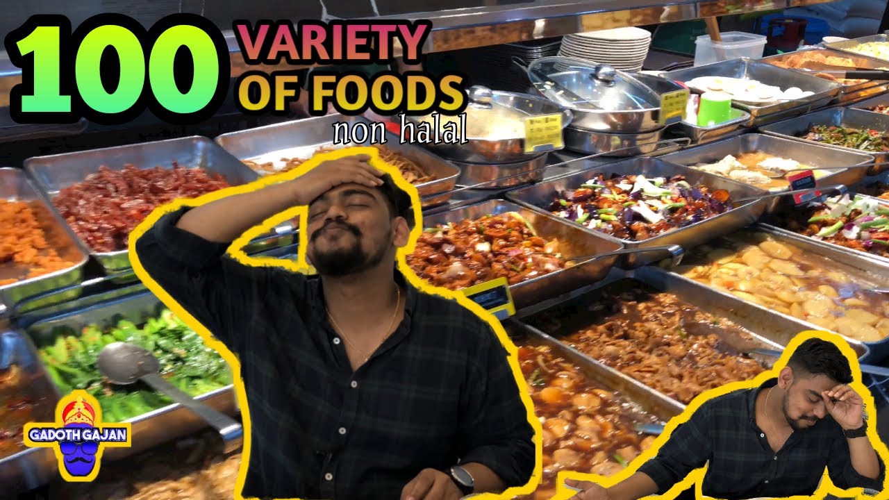 100 TYPES OF FOOD || RESTAURANT 126 MIX RICE || CAN I FINISH THIS ...