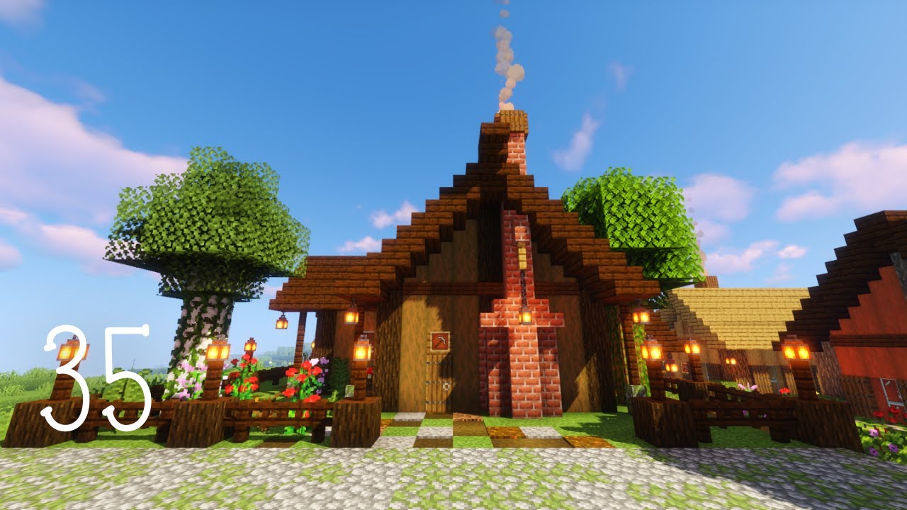 🏠 Minecraft Relaxing Gameplay #️⃣3️⃣5️⃣ No Talking / No Commentary 🤫 1. ...