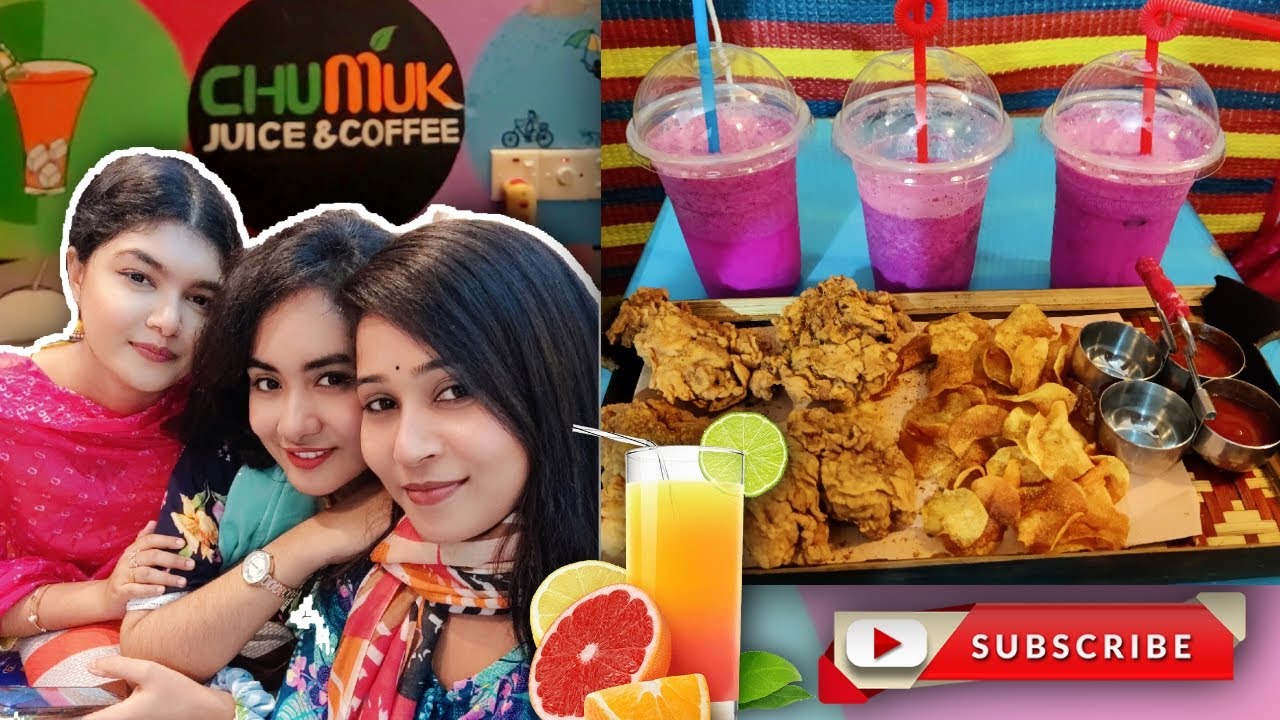 Chumuk Juice Bar ft. Outing vlog with friends || Rehnuma Tarannum - YouTube