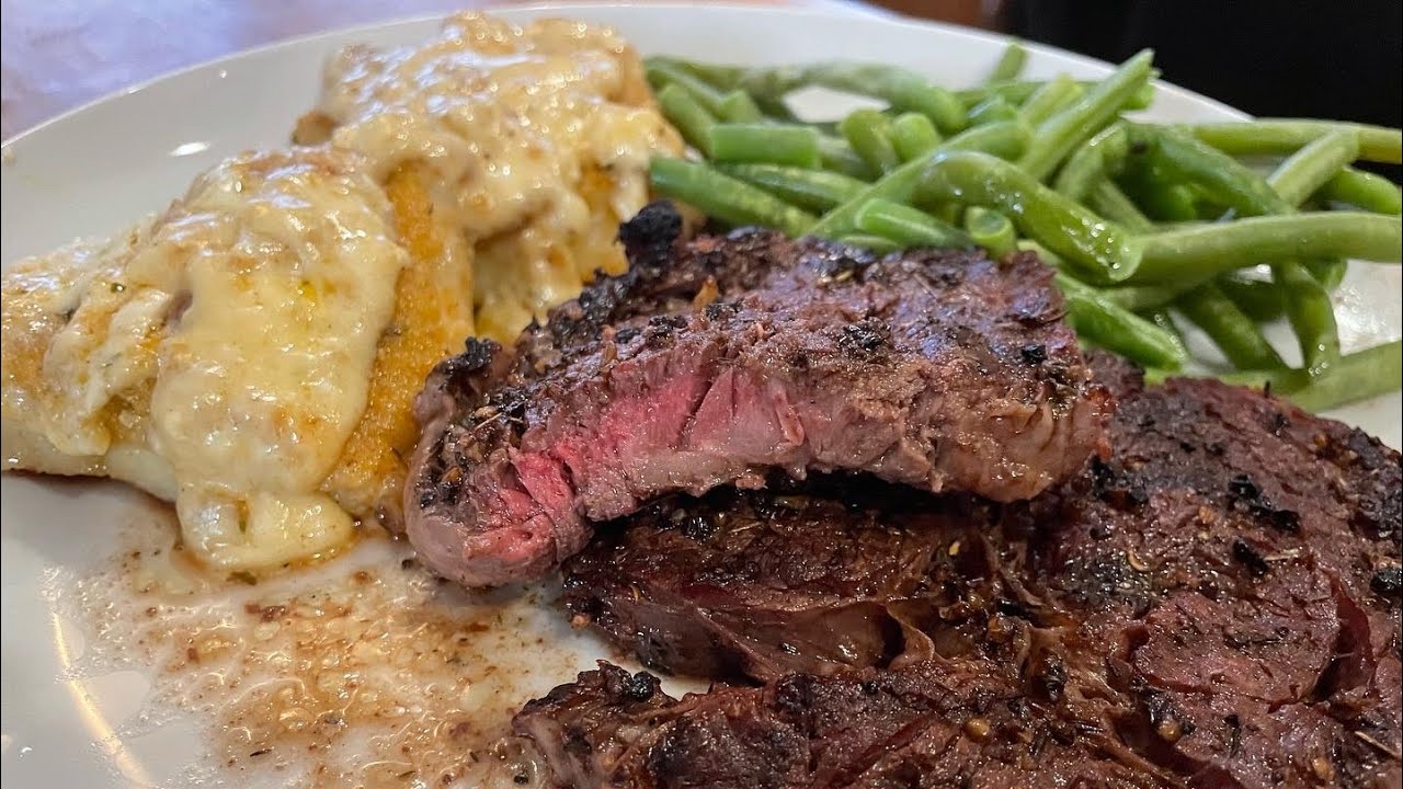 ULTIMATE SURF N TURF (grilled ribeye steaks and smoked pacific cod with ...