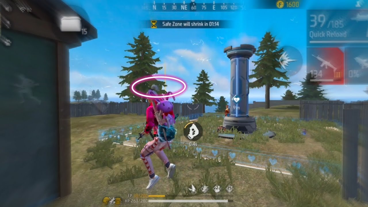 GARENA FREE FIRE ZXT FF MOBILE GAME PLAY ; RANK MATCH CLIP - YouTube