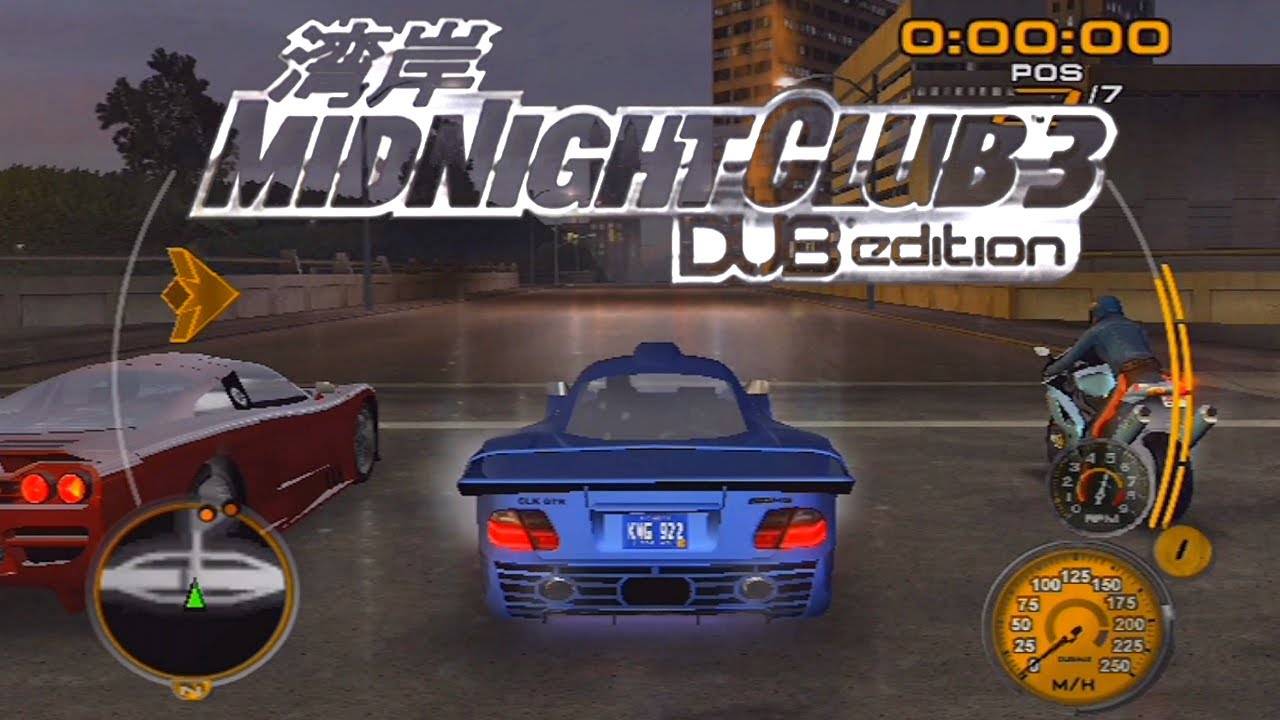 Midnight Club 3: Mercedes CLK GTR - Atlanta Stages - YouTube