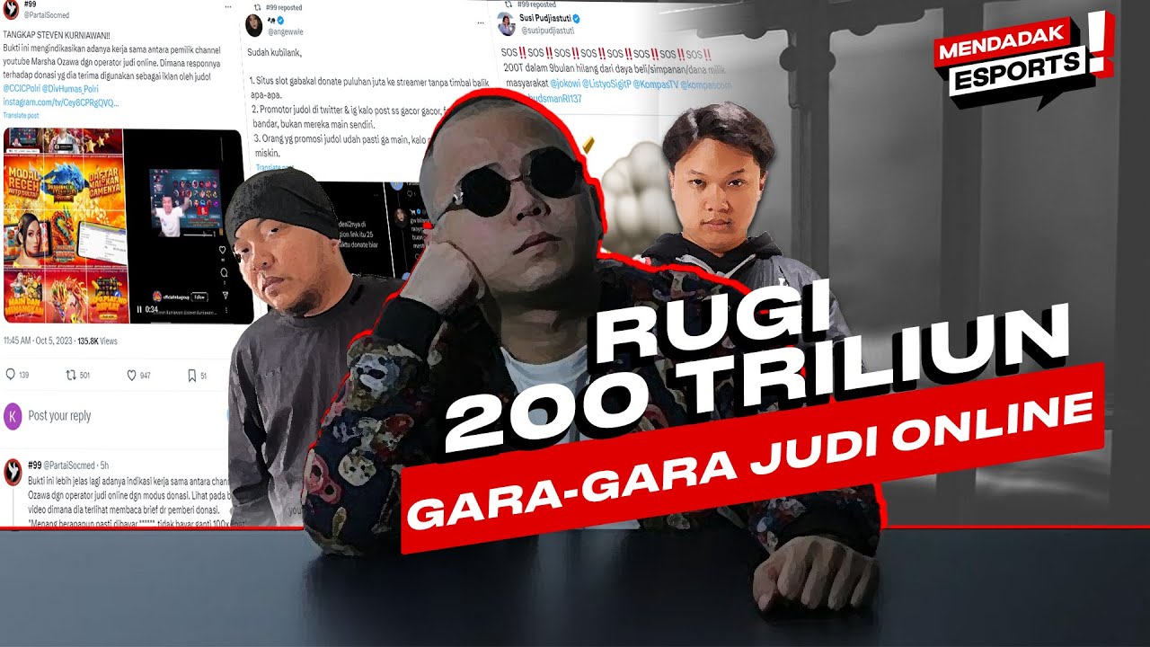 Transaksi Judi Online Lebih Dari 200 Triliun!! Banyak Streamer Mobile ...