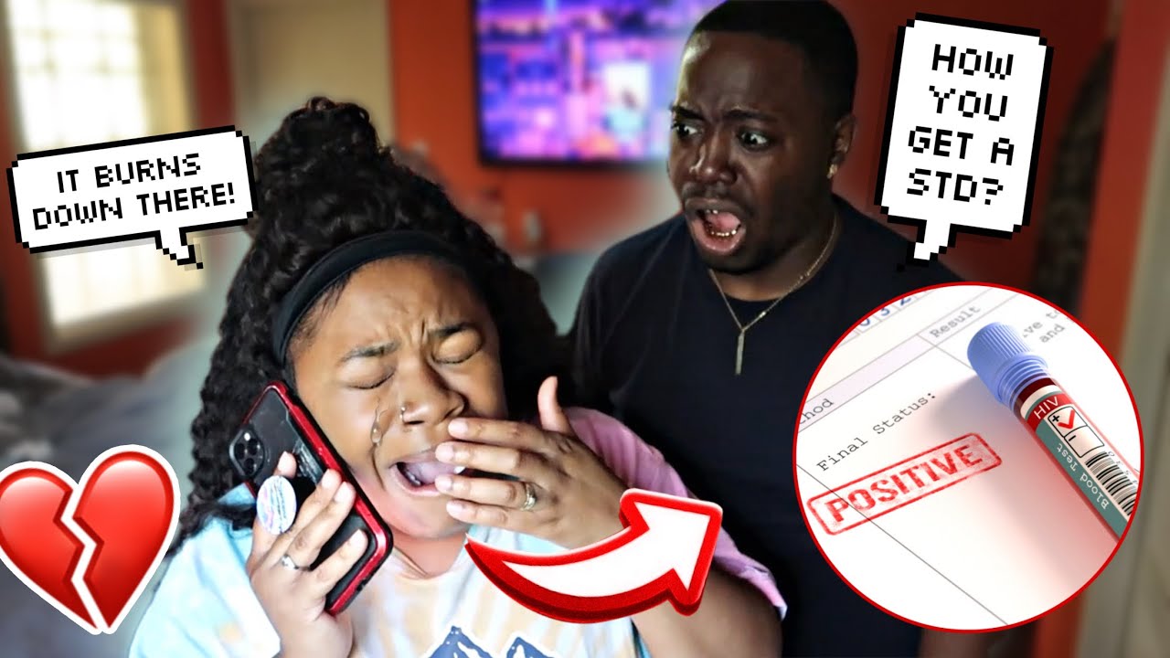 STD PRANK ON HUSBAND!! (HE GOES CRAZY) - YouTube