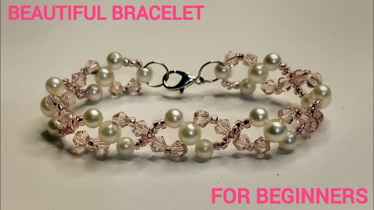Beautiful And Elegant Bracelet | Beads jewellery Easy Tutorial | Diy ...