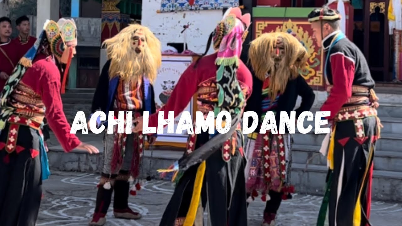 MOGTO ACHI LHAMO DANCE IN LOSAR//TRADITIONAL DANCE OF MONPA TRIBE ...